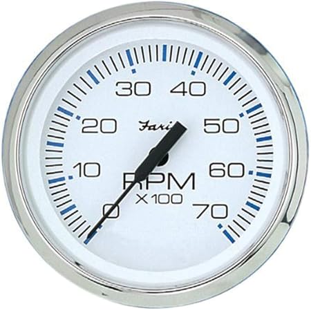 Amazon.com: Faria 39040 Kronos Tachometer Gauge with Hourmeter 7000 RPM ...