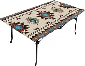 Amazon.com: Rectangle Table Cover for Kitchen Table, Native Americans ...