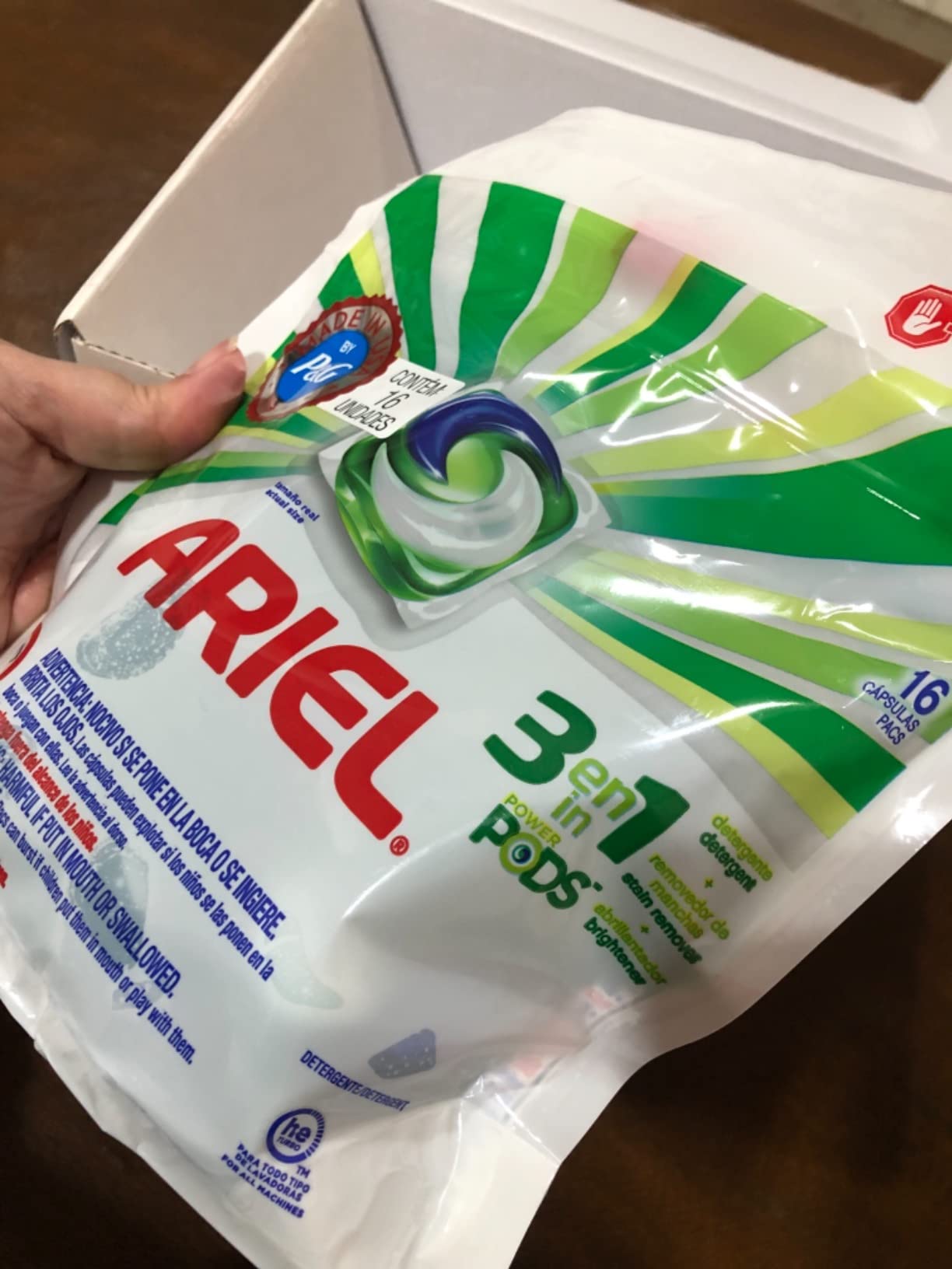 Ariel 3 em 1 Power Pods, Ariel : Amazon.com.br: Saúde e Bem-Estar