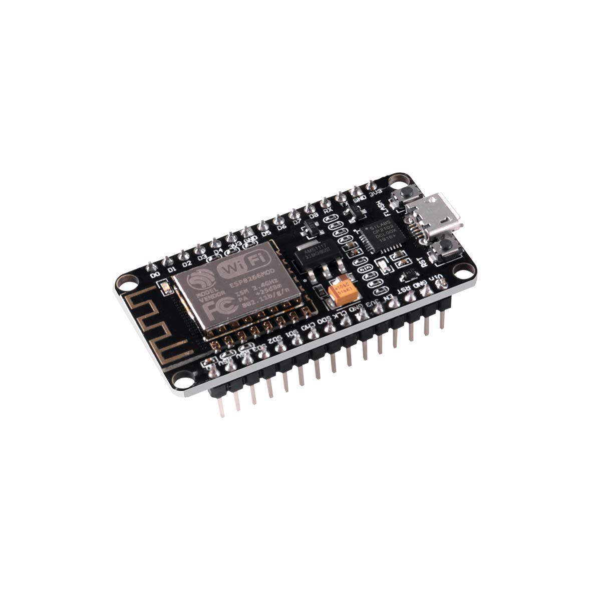 Buy REES52 ESP8266 Cp2102 Starter Kit for IoT, NodeMCU Wireless, I2C OLED Display, DHT11 ...