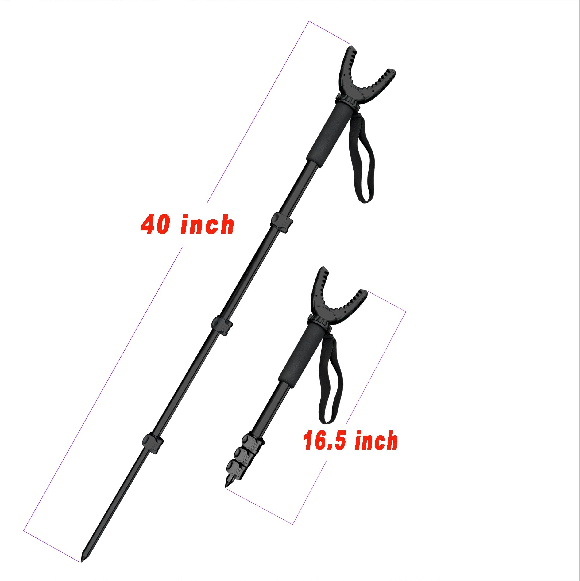 Snapklik.com : AUSCAMOTEK Aluminum Monopod For Hunting And Photography ...