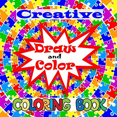Draw and Color: Creative Coloring Book for Kids! Animals Coloring ...