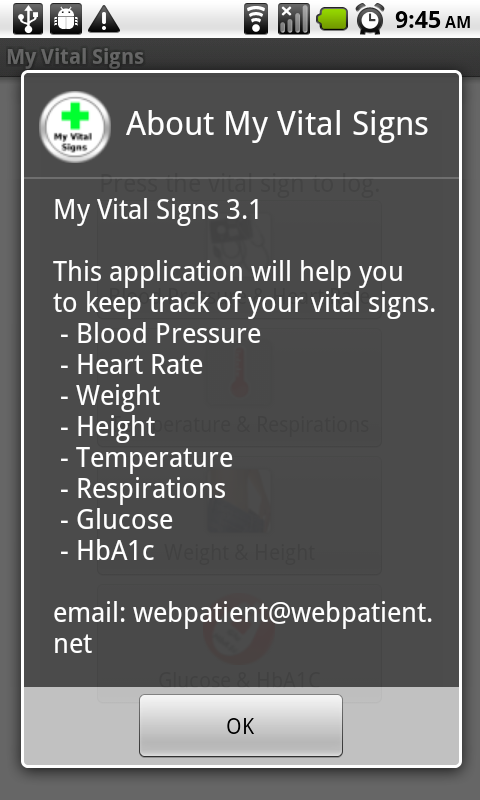 My Vital Signs: app su Amazon Appstore