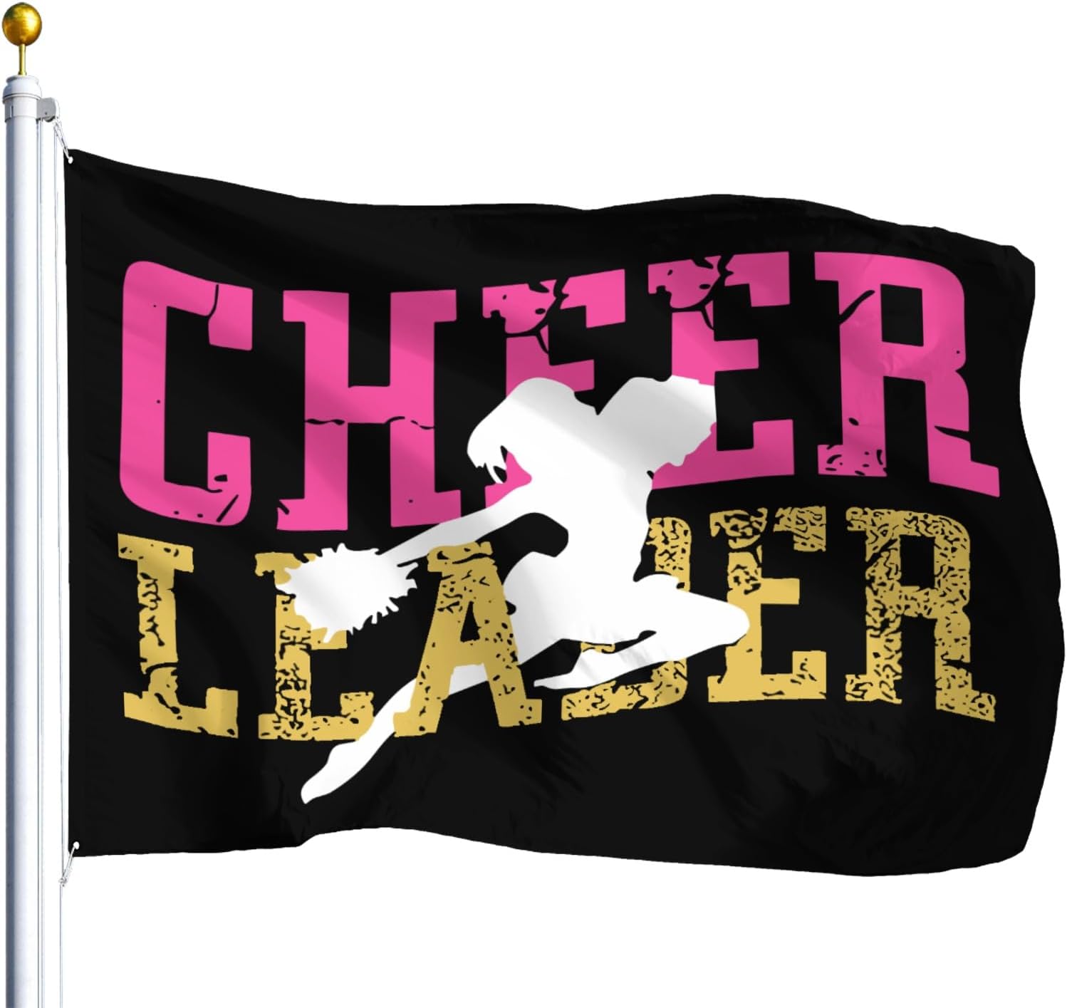 Amazon.com : Flags 3x5 Outdoor Cheer Cheerleading L O V E Flags 3x5 ...