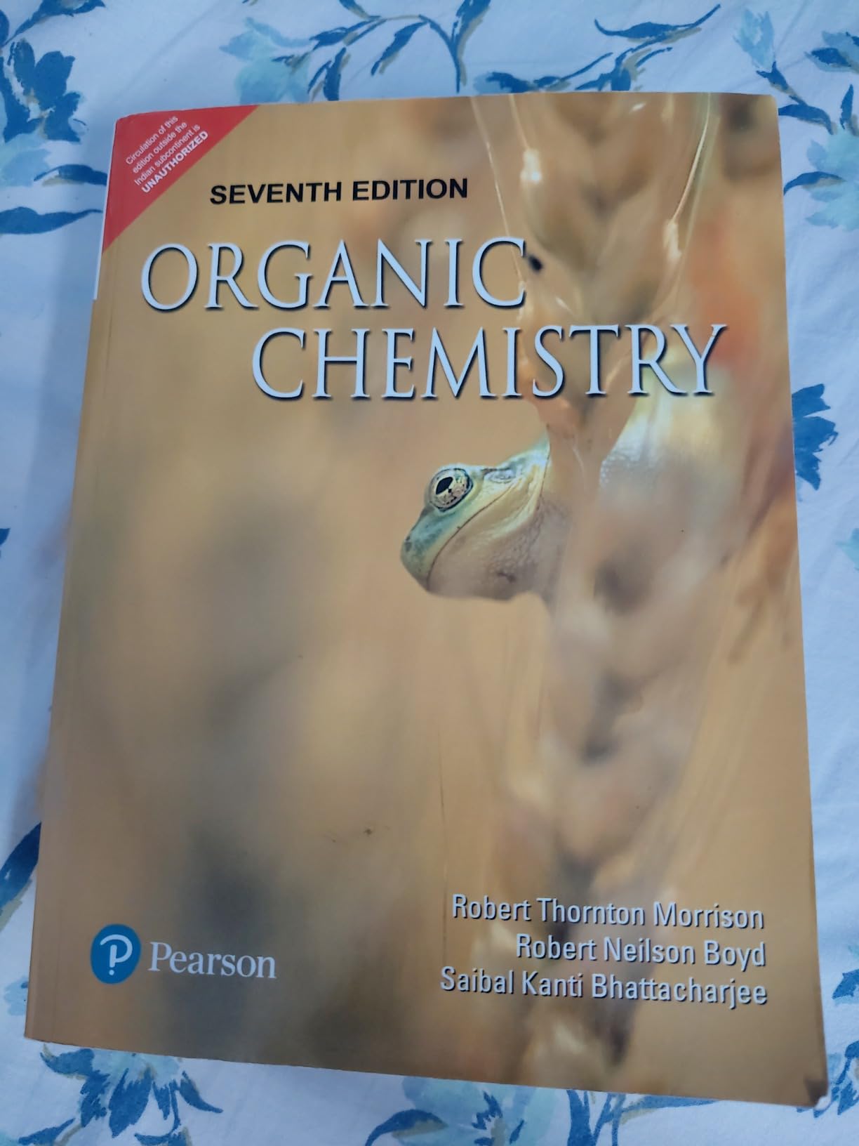 Organic Chemistry, 7e : Morrison Boyd & Bhattacharjee: Amazon.in: Books