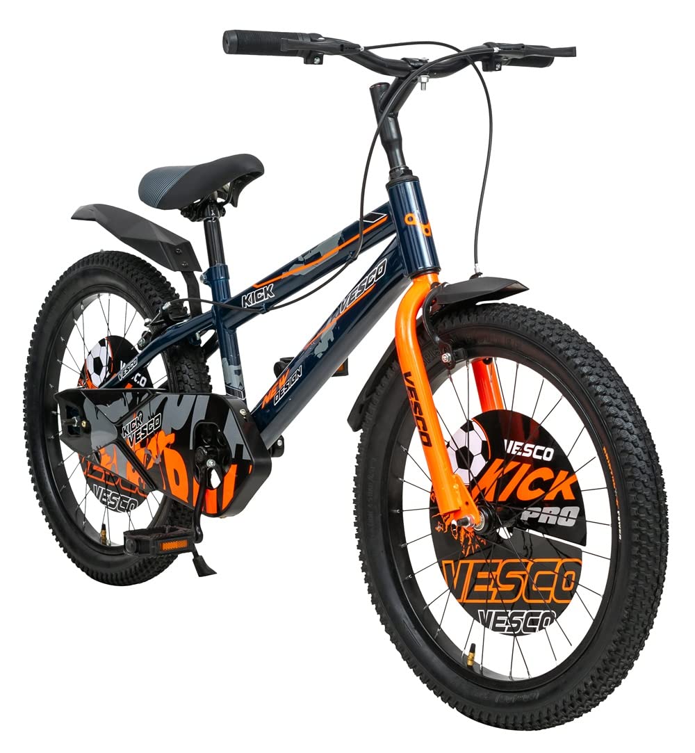 Buy VESCO Kick 20 T Kids Cycle for Boys with Rigid Fork | Frame 12.5 ...