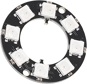 Individual Addressable RGB LED Ring for Arduino, 5V Power, Easy Control ...