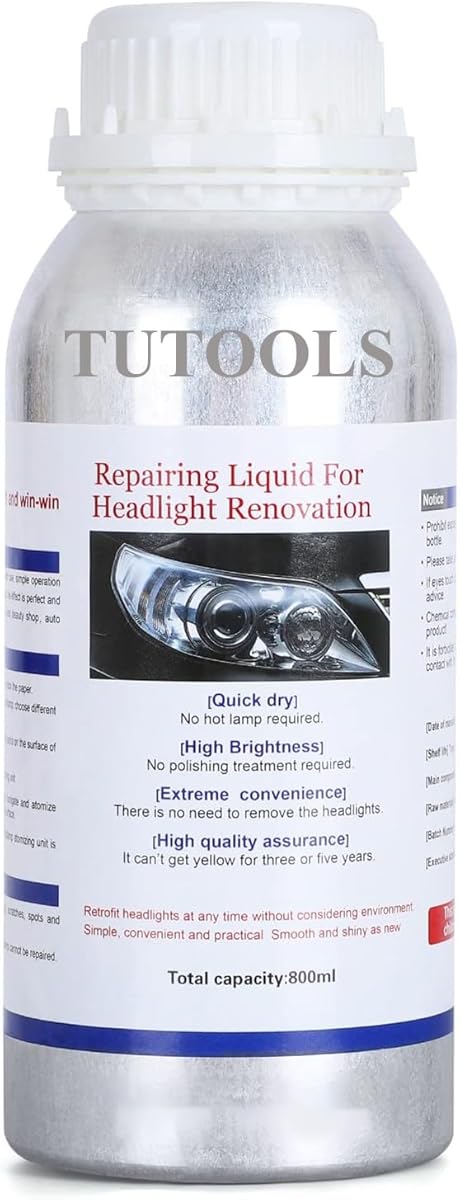 600ml Headlight Restoration Liquid Automobile Headlight Lens Polish ...
