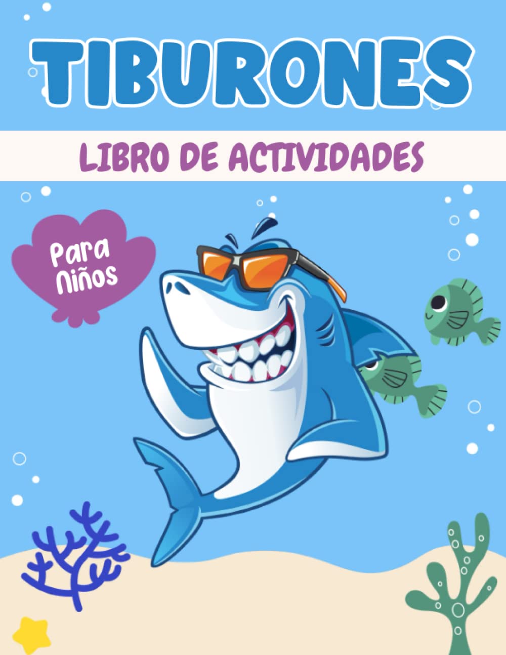 Tiburones Libro De Actividades Para Ninos Un Libro De Trabajo ...