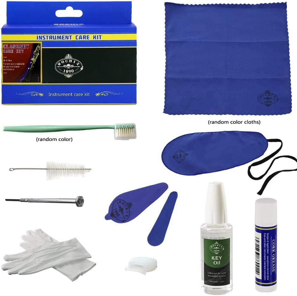 Amazon.com: Clarinet Care Kit, Bore Oil, Key Oil, Polishing Cloth, Cork ...