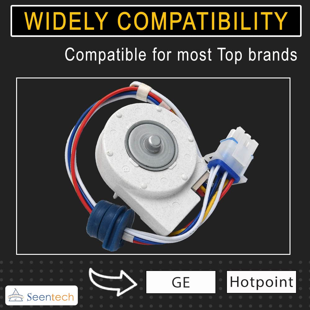 Lifetime WR60X10307 Evaporator Fan Motor by Seentech - Exact fit for GE ...