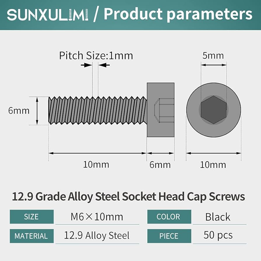 M6 Socket Head Cap Screws Stainless Steel A2 18 8 55 OFF