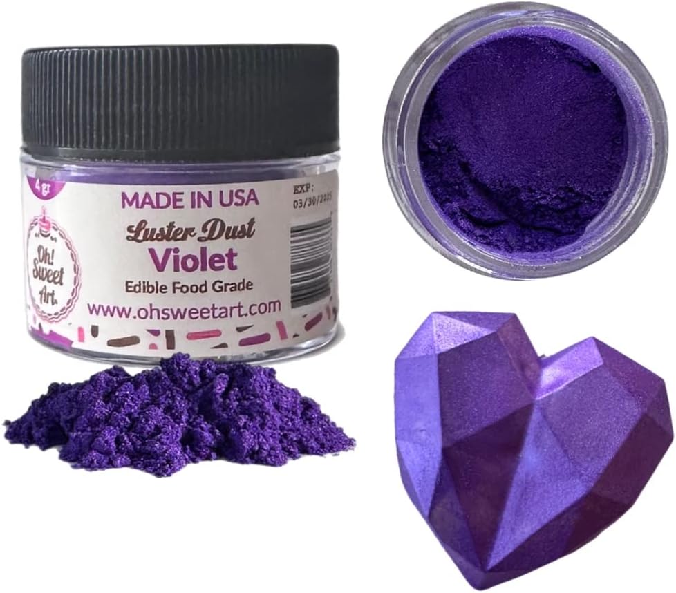 Amazon.com : ULTRA VIOLET Luxury Cake Disco Diamond Dust, 6 grams, USA ...