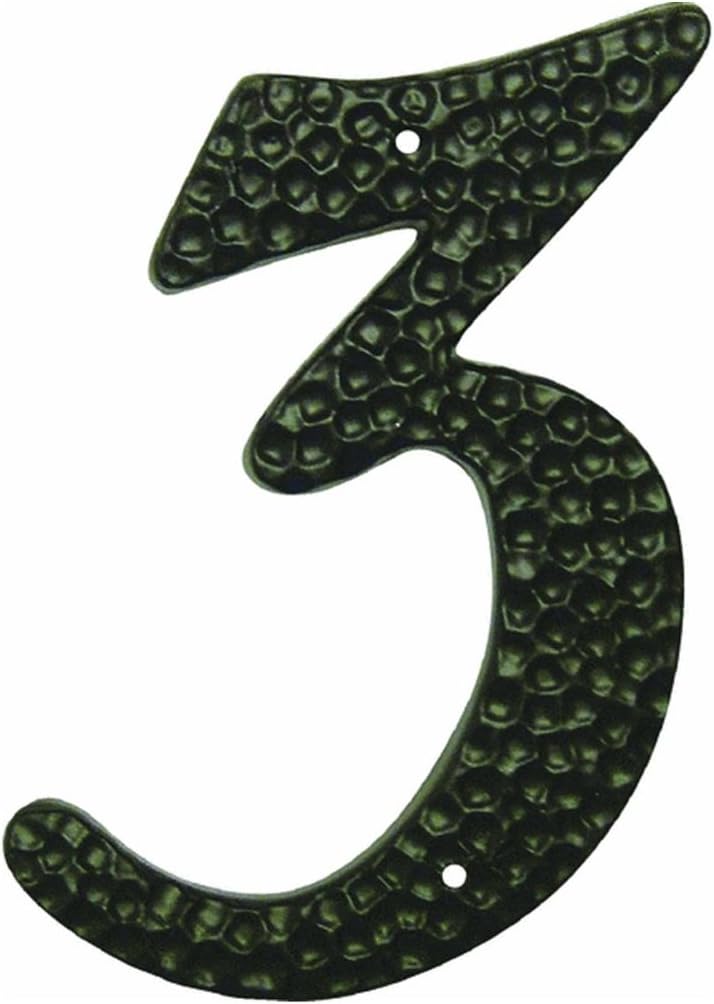 Amazon.com: 3-1/2 Black Die-Cast Aluminum Address Numbers : Tools ...