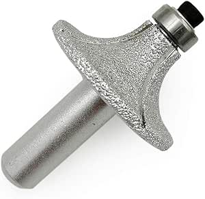 SHDIATOOL 1/2 Inch Shank Round-Over Router Bits 15MM Radius Corner ...
