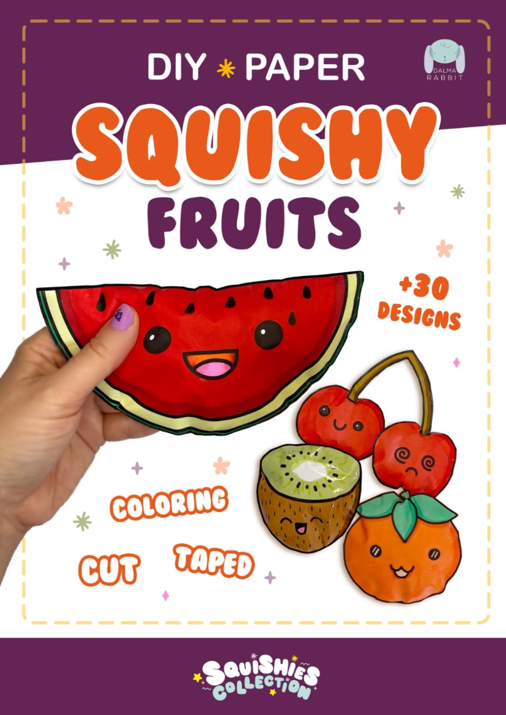 Paper Squishy Fruits: DIY coloring and crafts. You can make cute ...