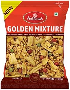 Haldiram's Golden Mixture |150g (Pack of 2) | Indian Savouries | Treat for Every Occasions ...