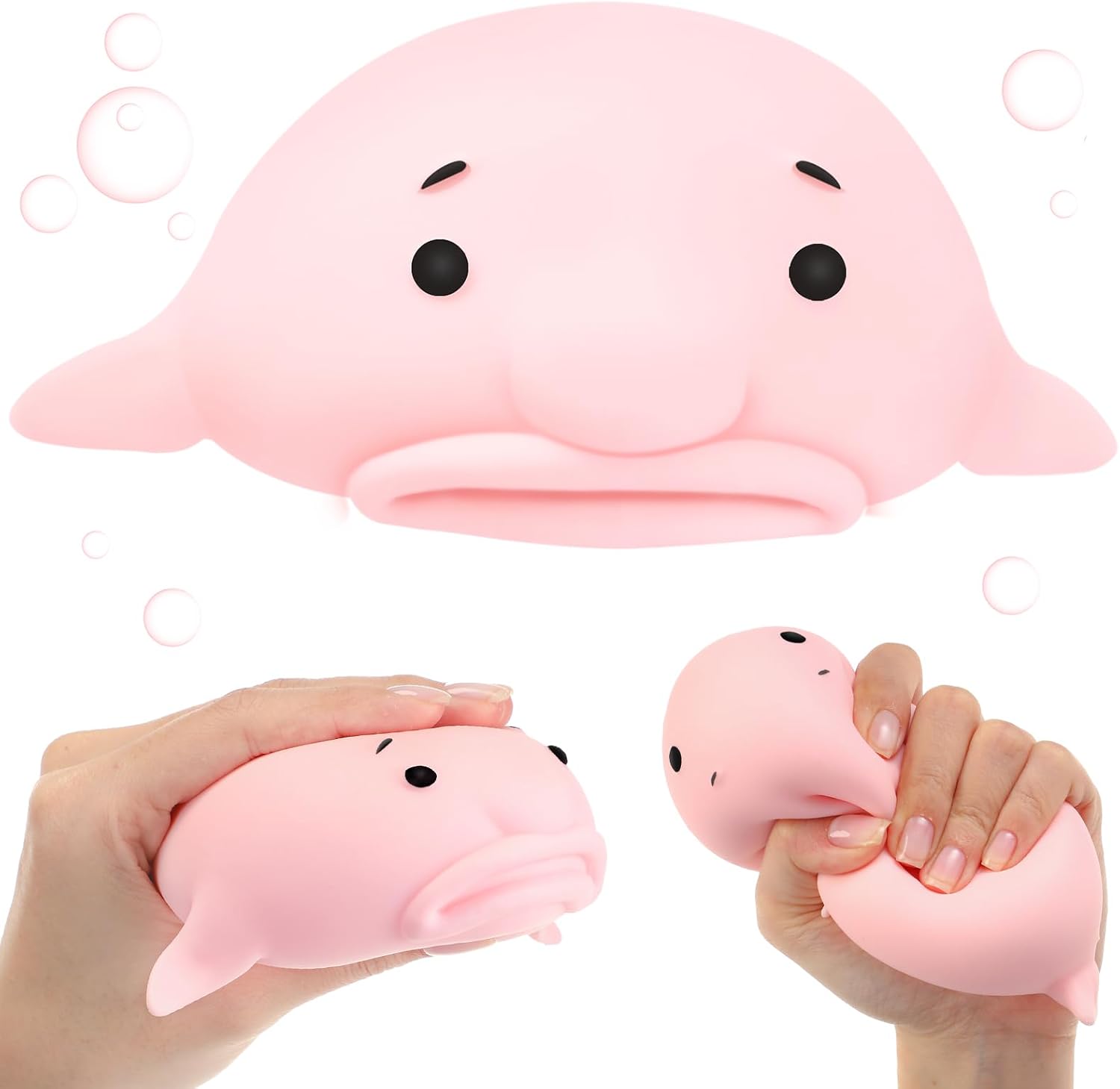 HyDren Blobfish Toy Stress Relief Funny Gift for Adults Fish Cute ...
