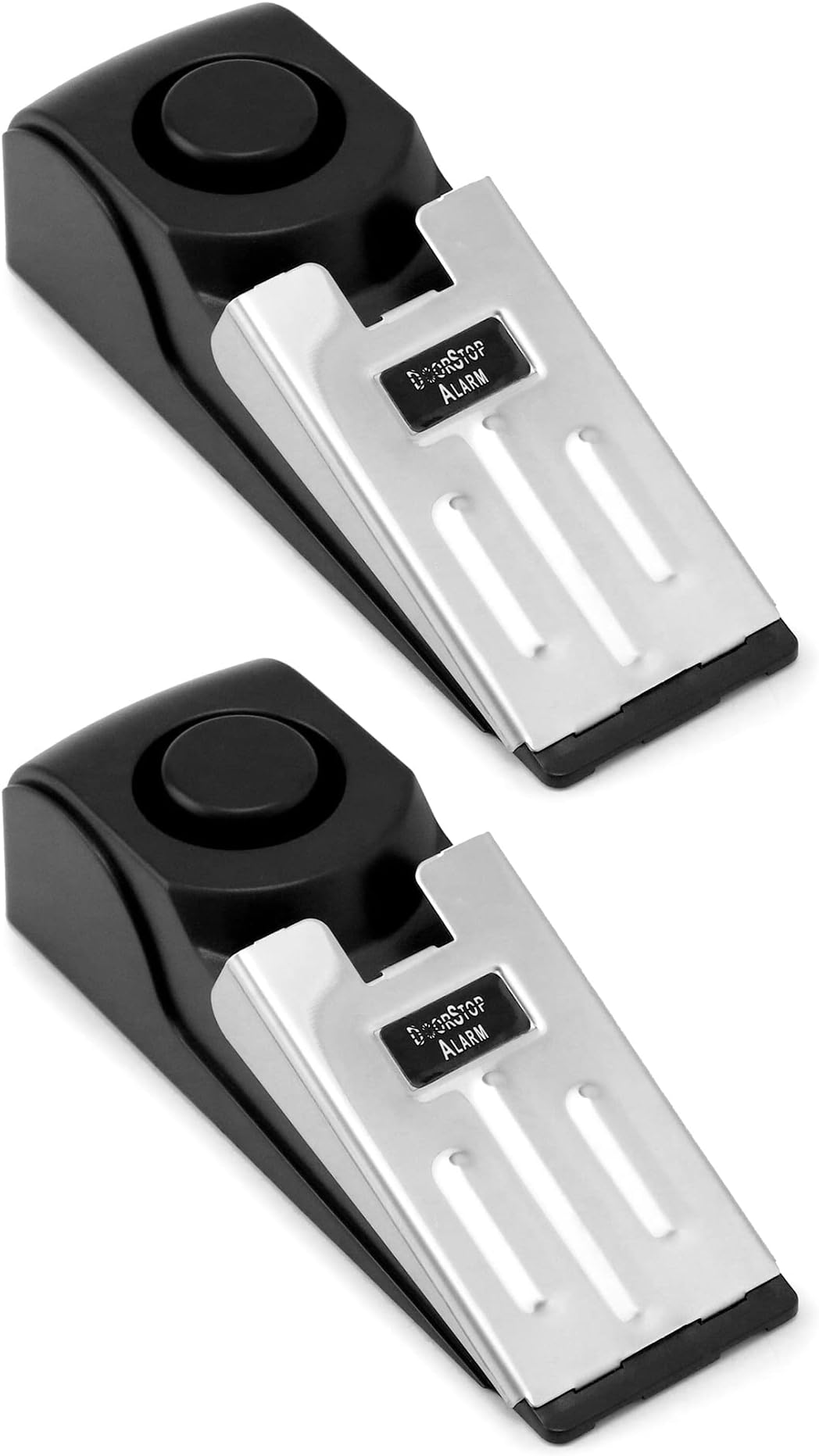 QWORK® 2PCS Door Stop Alarm 120db Security Door Stopper Wedge Shaped ...
