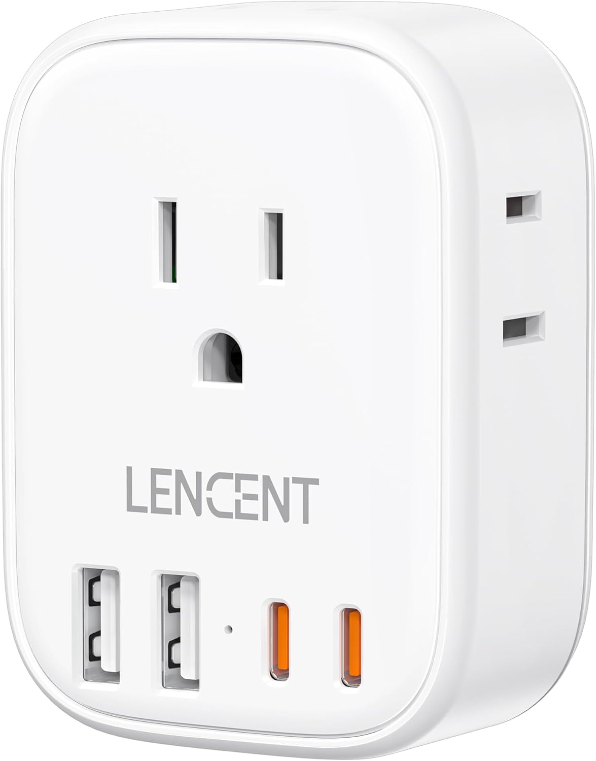 LENCENT Multi Plug Outlet Extender with USB, 4 AC Electrical Outlet ...