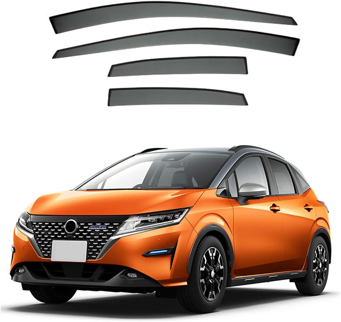 Amazon | サイドバイザー 適用 日産 ノート NOTE E11/E12 /E13 外装ドアバイザー レインシールド ウィンドウ バイザー 雨よけ バイザー 貼付済 (MK3-E13 ...