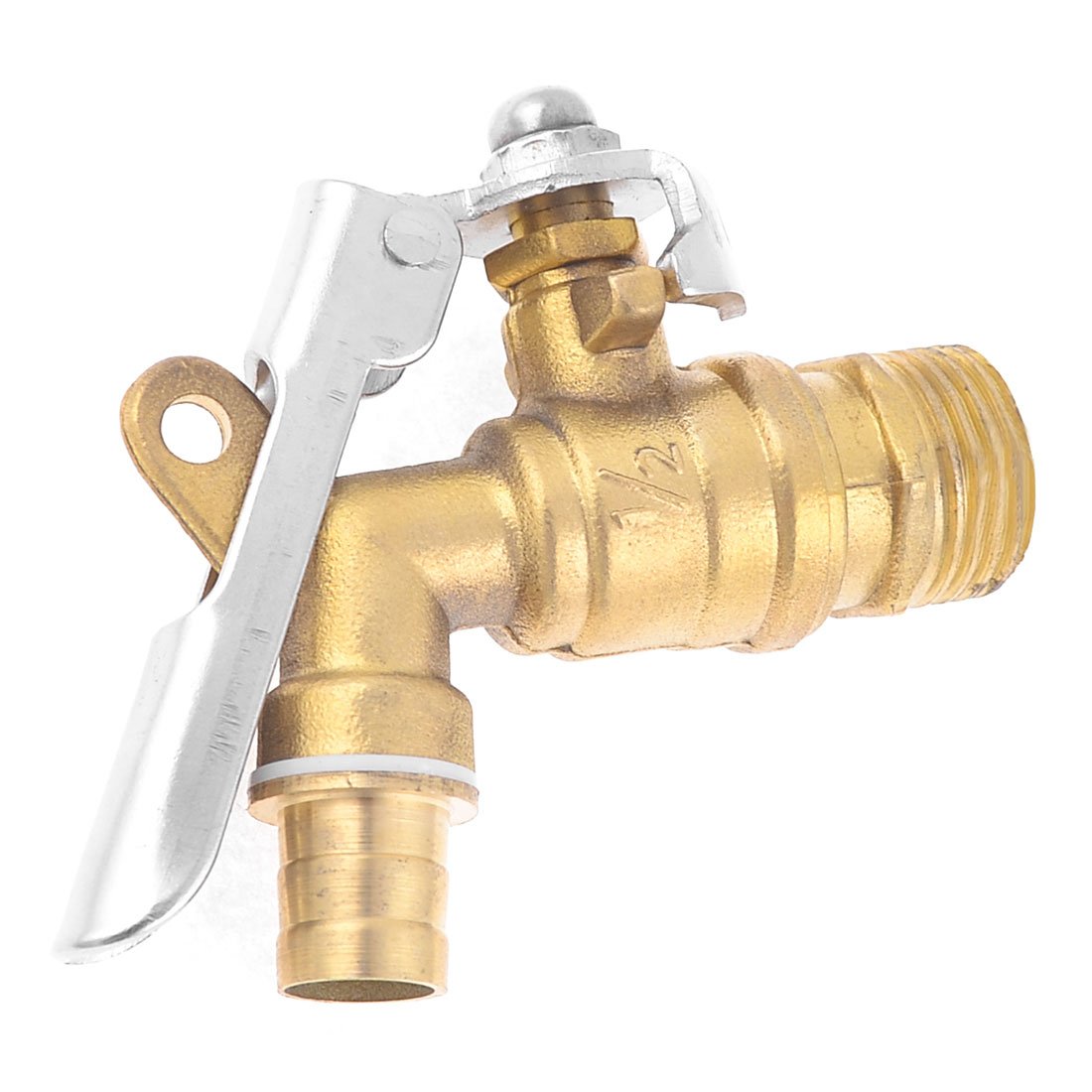 Amazon.com: uxcell Home Garden Locked Faucet Water Tap 20mm Male Thread ...