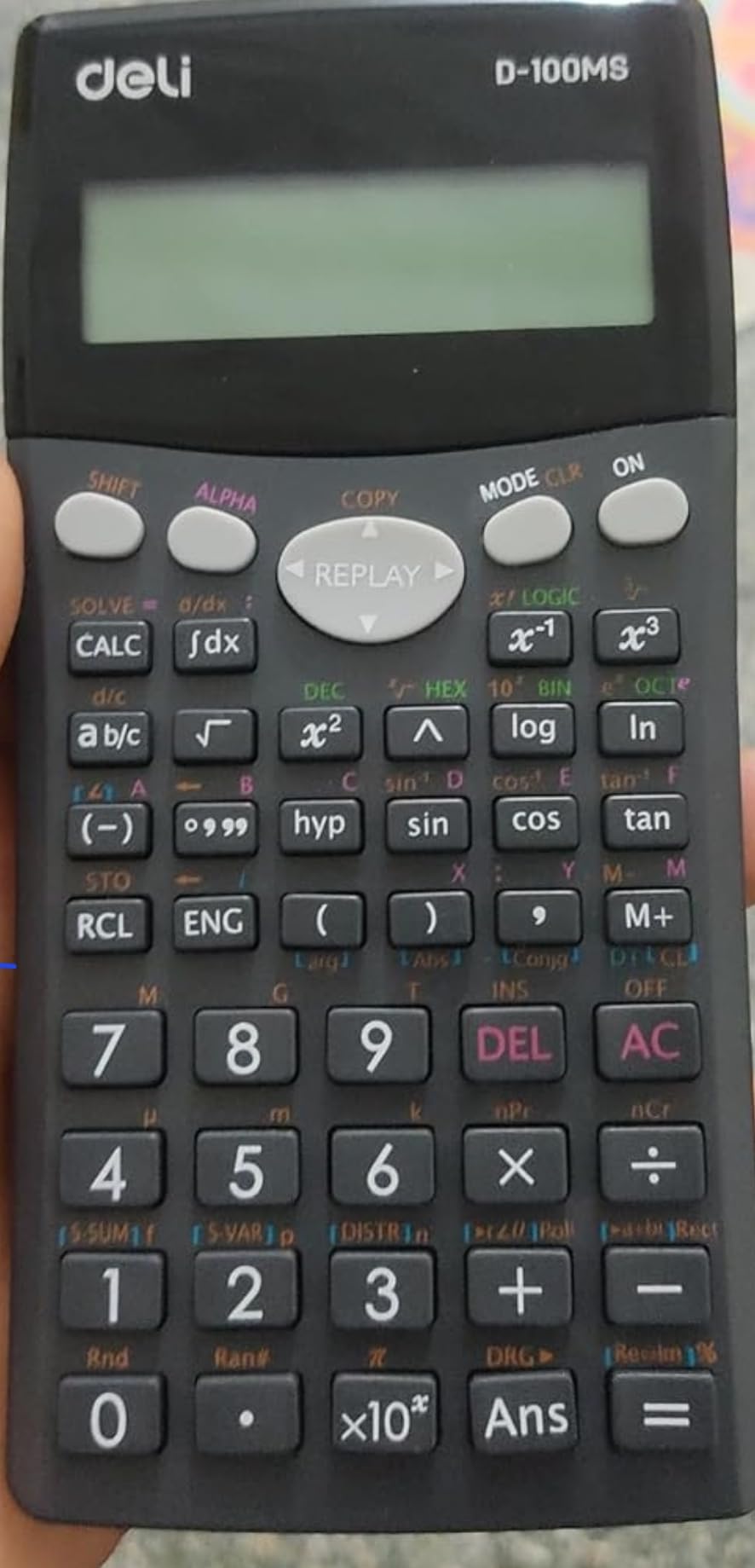deli WD-100MS Scientific Calculator with 300 Functions | Fractional ...