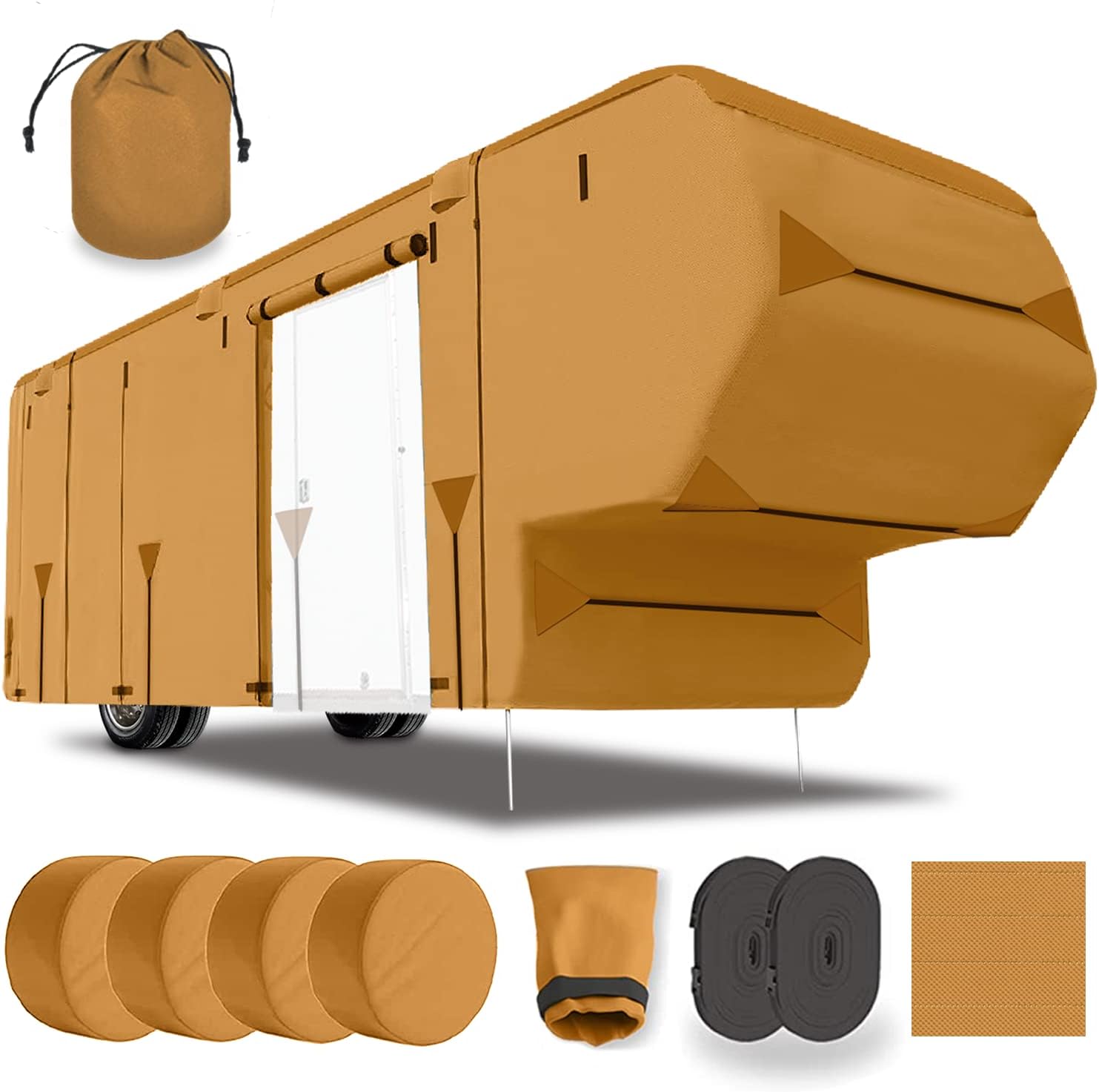 Amazon.com: Lanceton 29-33Ft Fifth Wheel RV Cover 5th Wheel Trailer ...