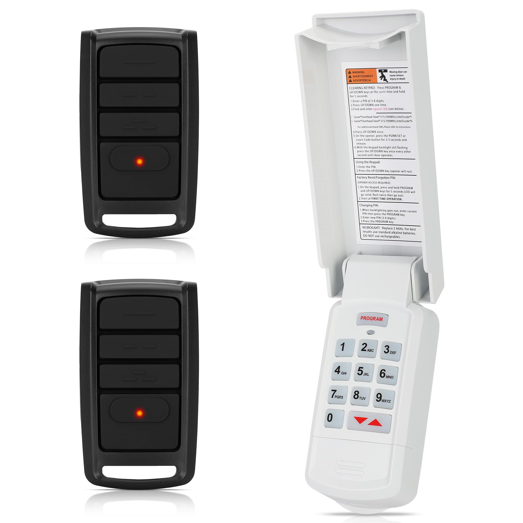 Amazon.com: for Overhead Garage Door Opener Keypad with 2 for O3T-A ...