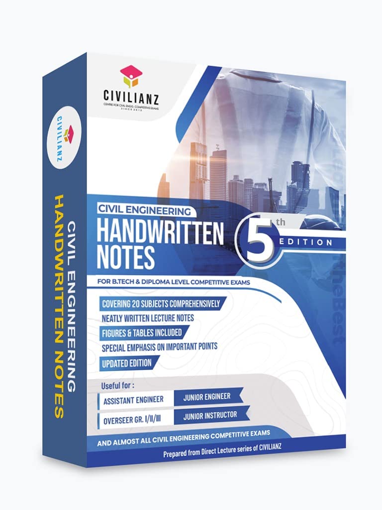 Handwritten notes 5th Edition for Civil Engineering : Civilianz ...