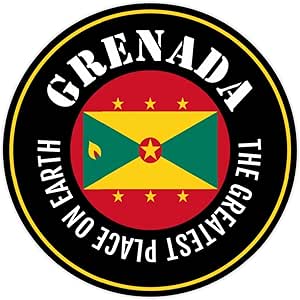 Amazon.com: Bomehhjuli Grenada Flag Laptop Stickers The Greatest Place ...