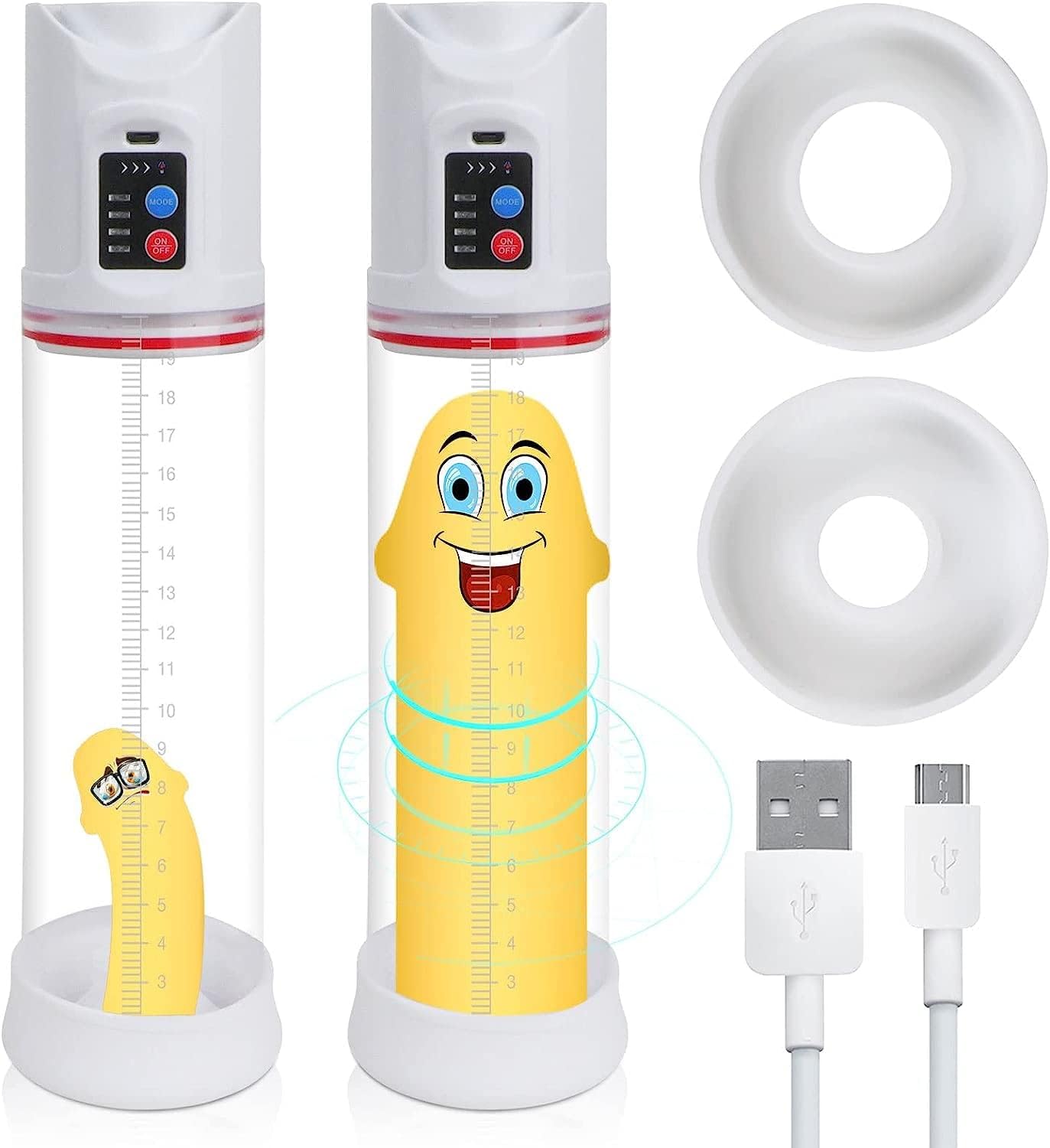 Pompe à pénis pour homme - Pompe à pénis pour homme - Pompe d'érection - Pompe à pénis pour ...