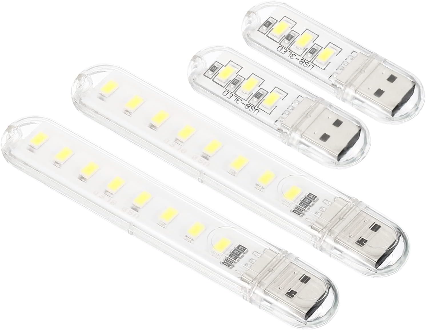 PATIKIL USB Night Light, 1 Set Portable Plug-in Mini LED Lamp Stick for ...