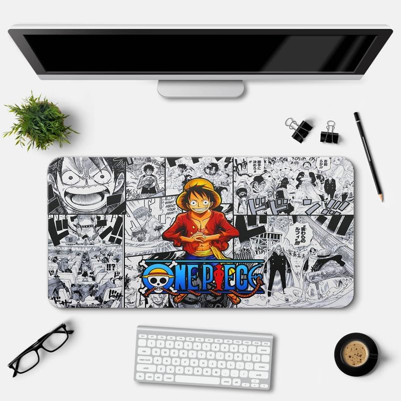 LAMRON One Piece Anime Desk Mat | Deskpad | Mouse Pad | Laptop Mat for ...