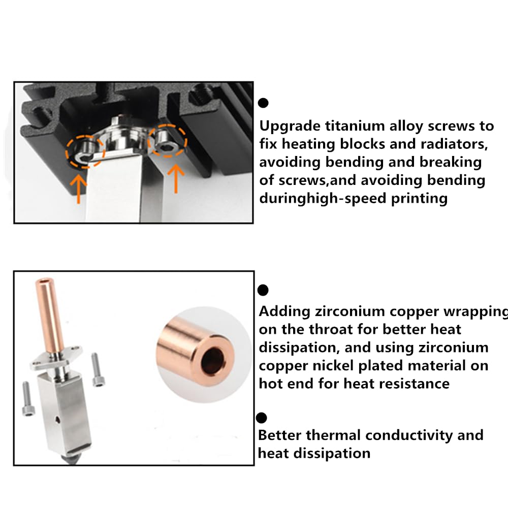 Snapklik.com : 24V 48W High-Temperature Upgraded Bambu Lab Hot-End ...