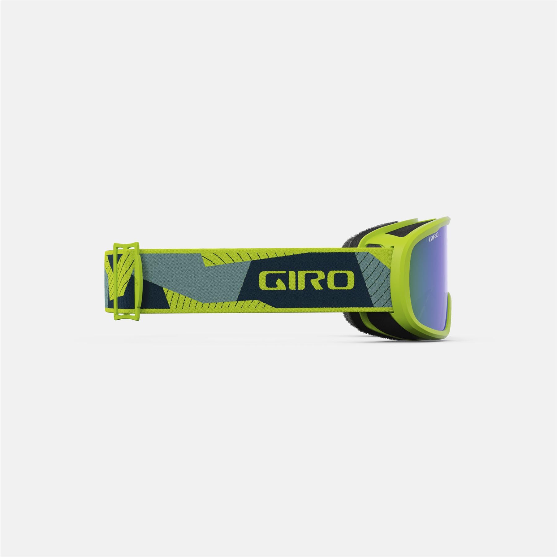 Snapklik.com : Giro Buster Youth Snow Goggle - Ano Lime Geo Camo Strap