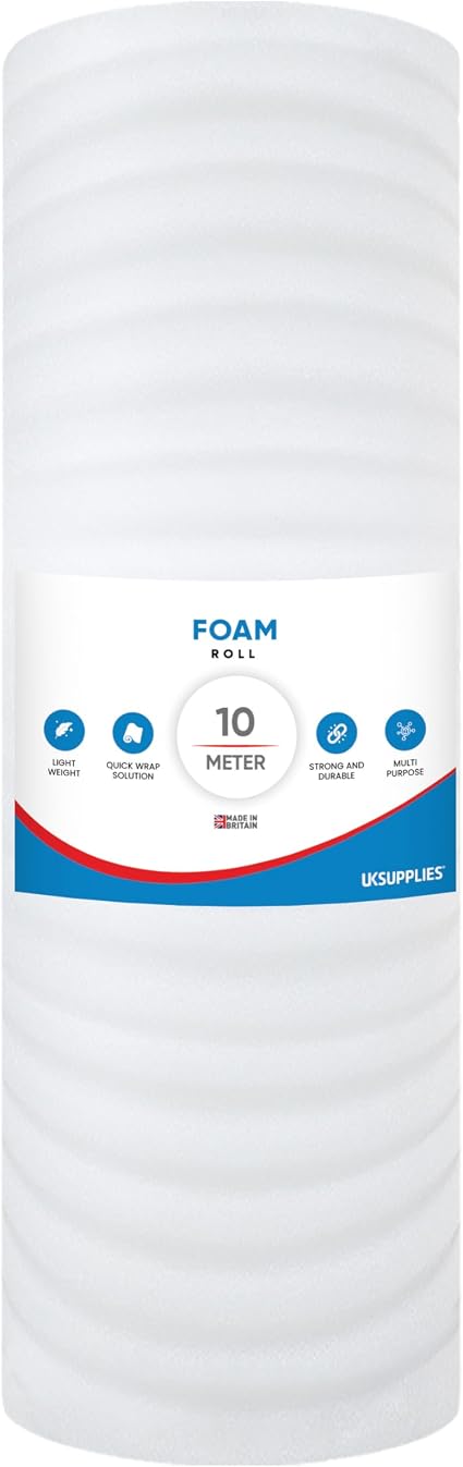 UK SUPPLIES LIMITED 300MM/500MM (10M 20M 50M) Protective Foam Wrap Roll ...