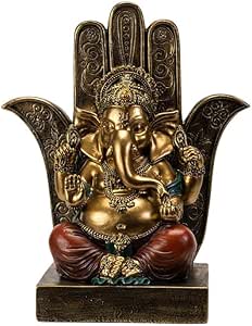 Amazon.com: Pacific Giftware Hamsa Ganesha, Elephant Statue and Hamsa ...