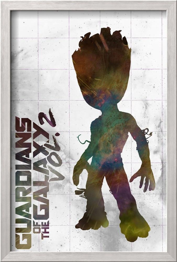 Buy AllPosters Guardians of the Galaxy: Vol. 2-Groot (Exclusive) Framed ...