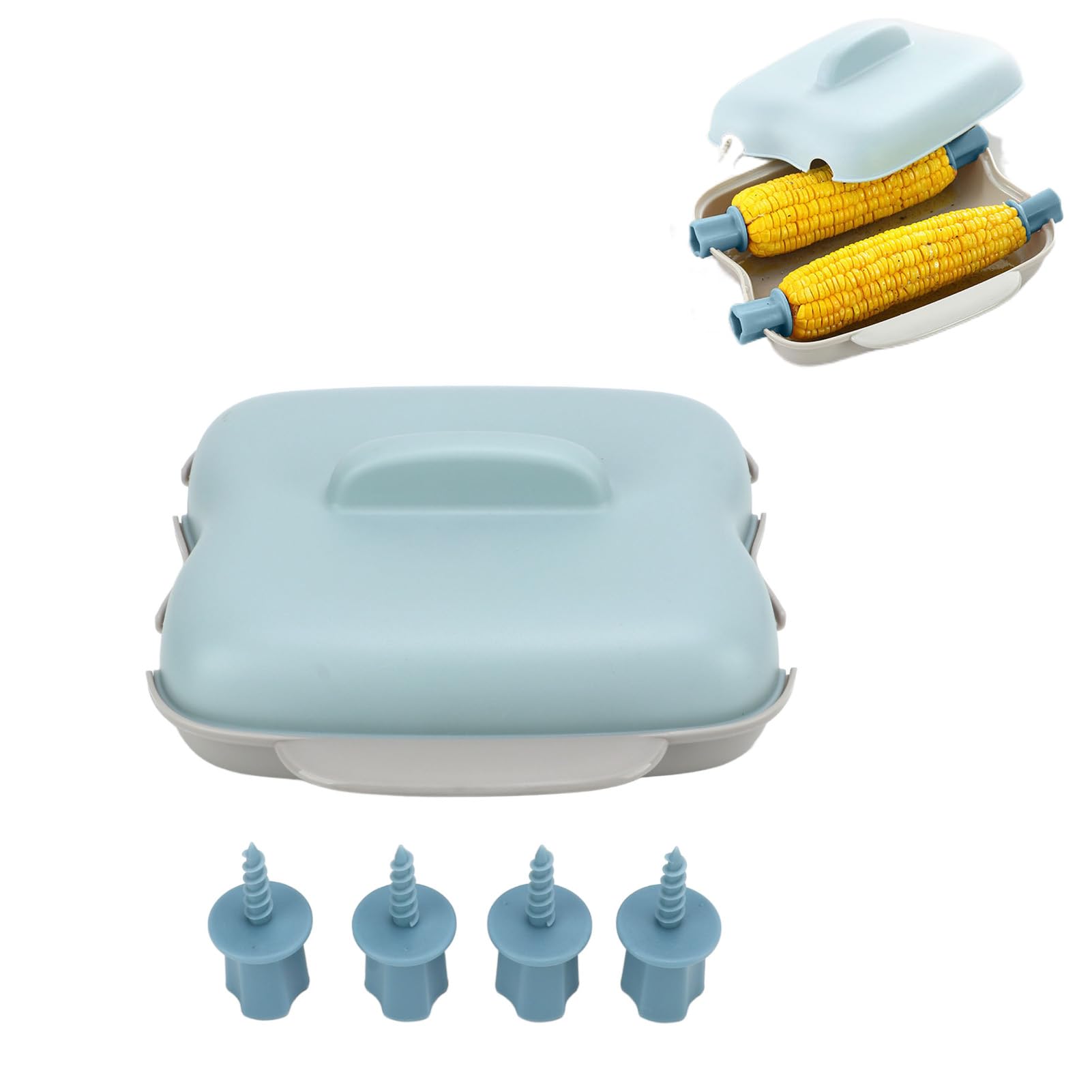 Amazon.com: Microwave Corn Steamer, Microwave Sweet Corn Cooker/Corn ...