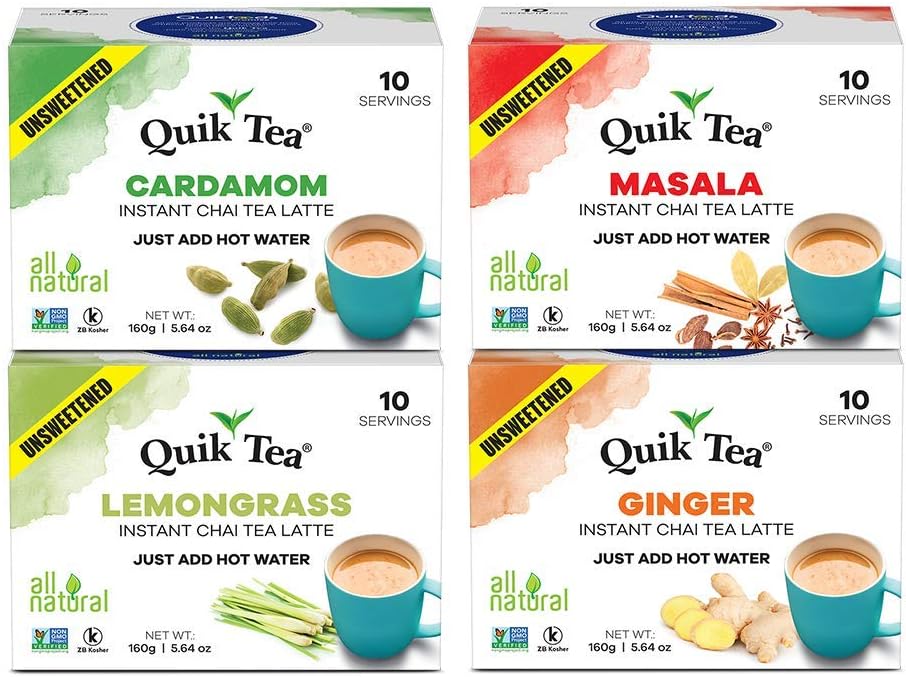 Amazon.com : Cardamom-ilaichi Chai Instant Tea Mix (25 sachet-Add HOT ...
