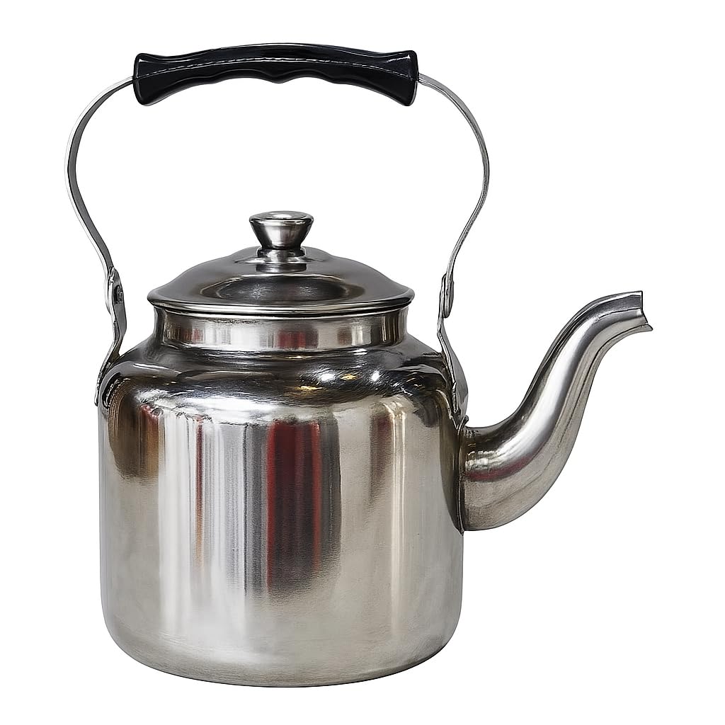 Inaara Large Jumbo Commercial Stainless Steel Tea Coffee Kettle 1 Litre ...