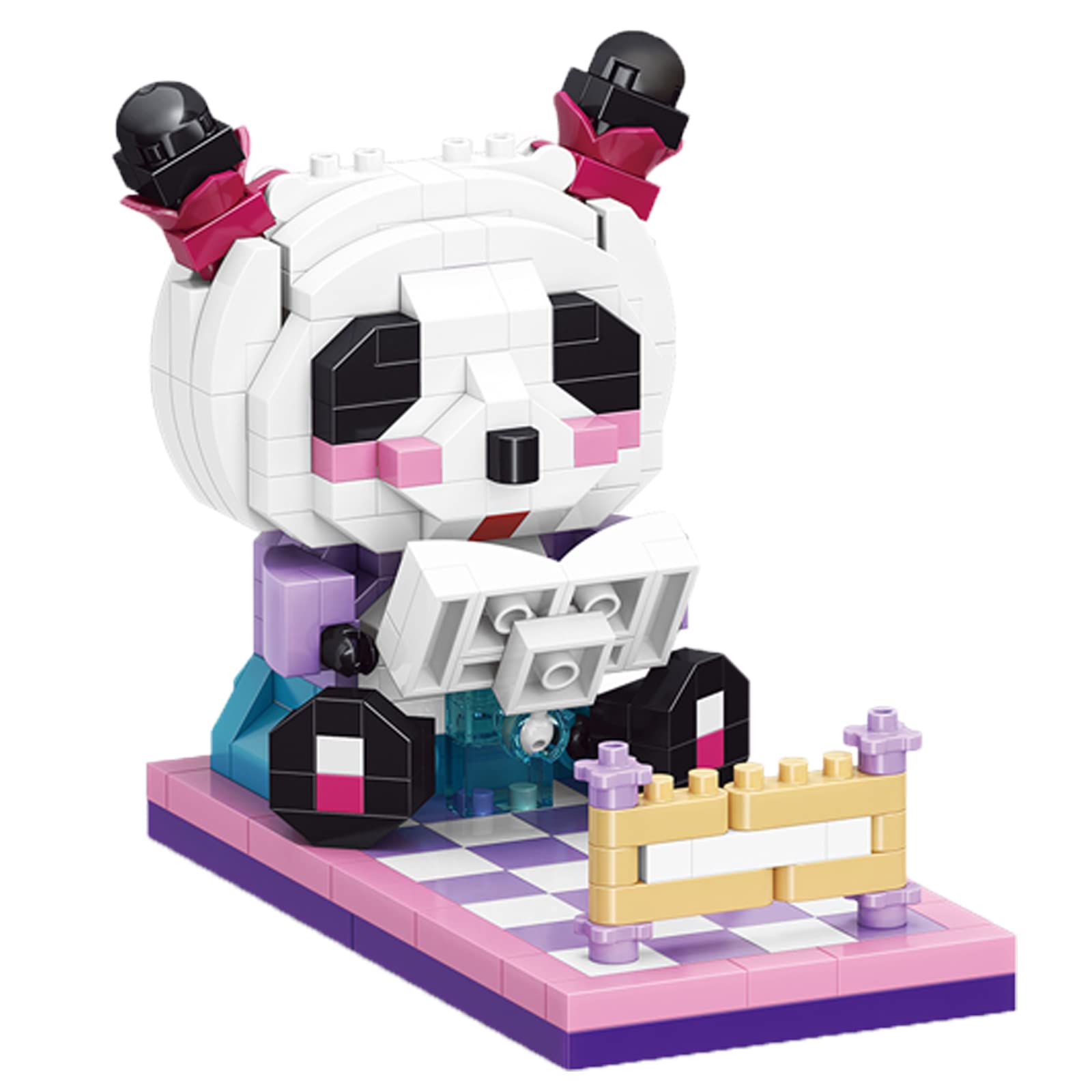Amazon.com: Myweyde Panda Building Blocks, Micro Mini Bricks Red Panda ...