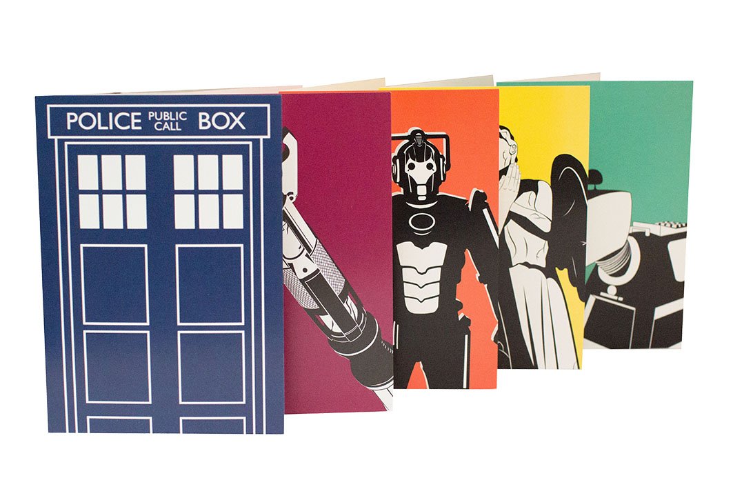 Doctor Who Greeting Card - Assorted Colours (Pack of 5) : Amazon.co.uk ...