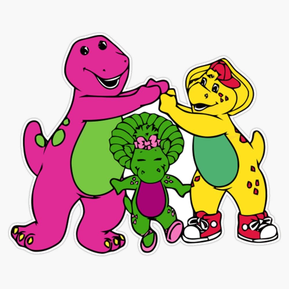Amazon.com: Barney and Friends Sticker Decal Size 5" : Toys & Games