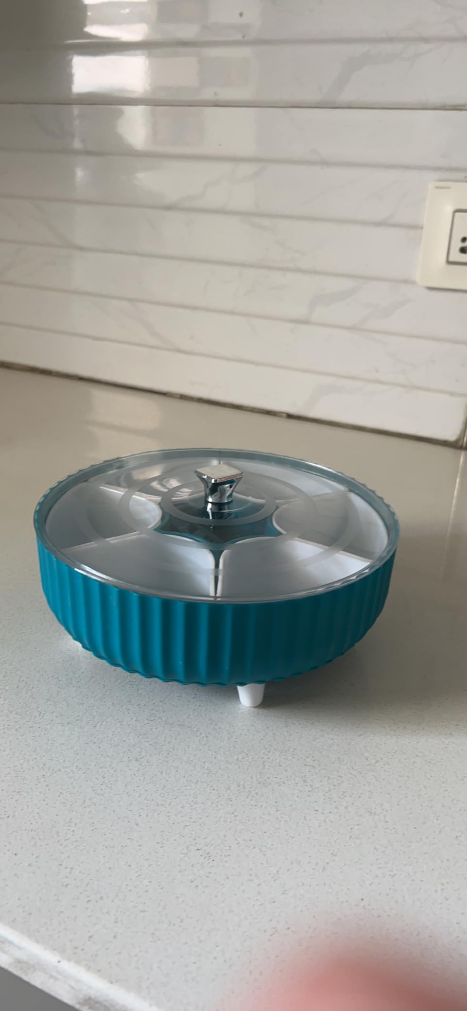 Buy Sambhuya 360 Degree Rotating Plastic Masala Box For Kitchen Spice ...