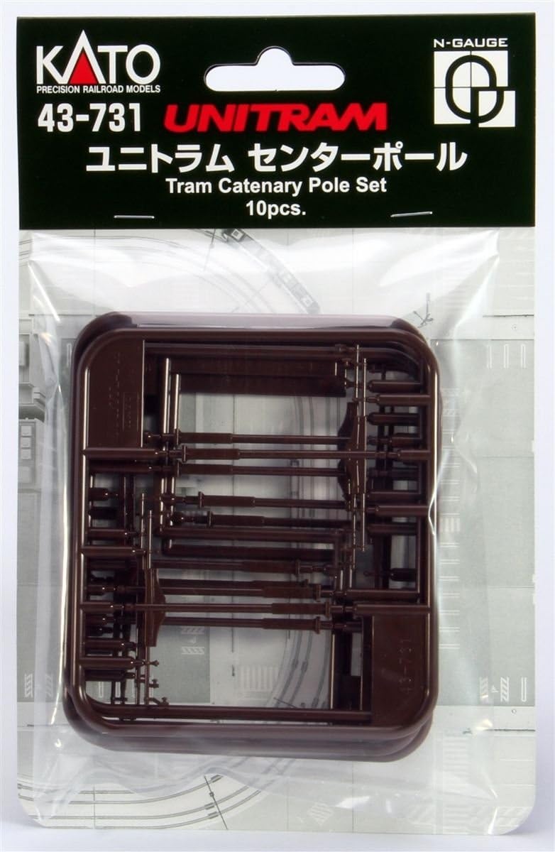 Amazon.com: KATO 43-731 Unitram LRT Catenary Pole SetyJapanese railroad ...