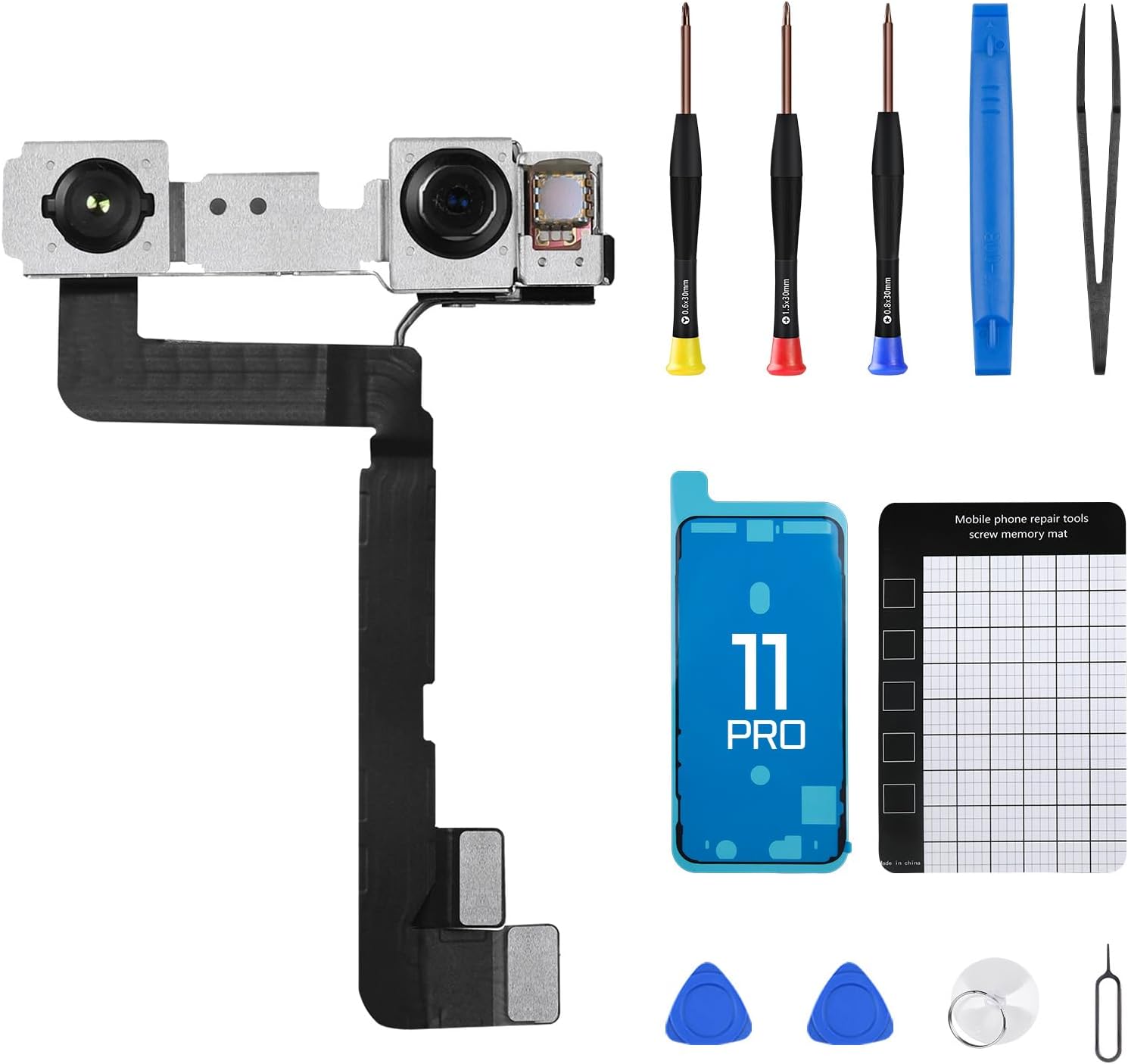 Amazon.com: DGSCSMY for iPhone 11 Pro Front Facing Camera Replacement ...