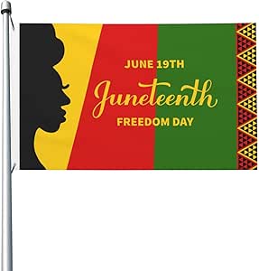 Amazon.com : Juneteenth Day Pride African American Flag 3x5ft Garden ...