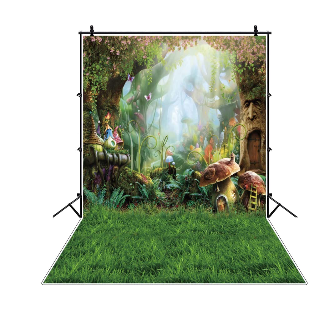 Green Grass House Background